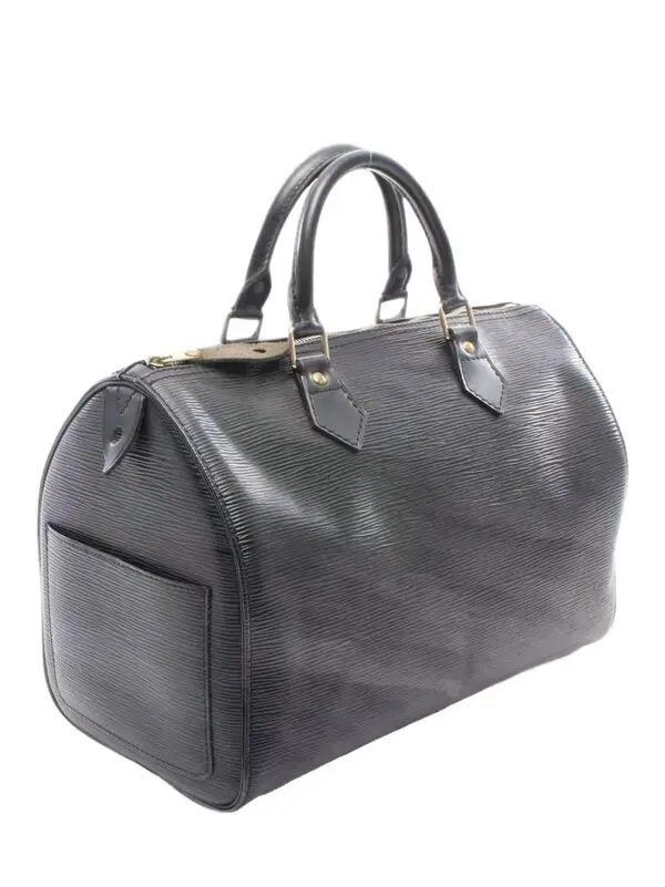LOUIS VUITTON 1995 Speedy 30 Epi Leather Holdall Bag - Black