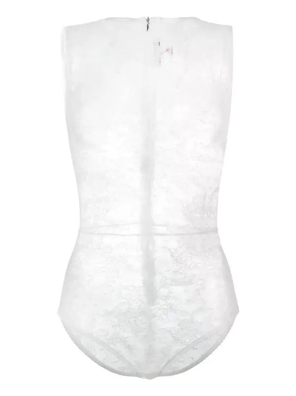 GILDA & PEARL Ava Lace Bodysuit - White