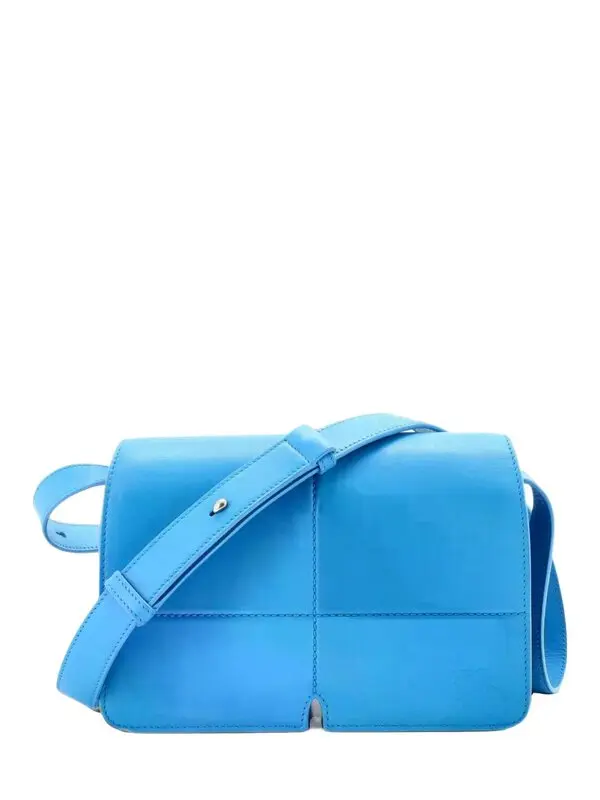 Burberry Leather Shoulder Bag - Blue