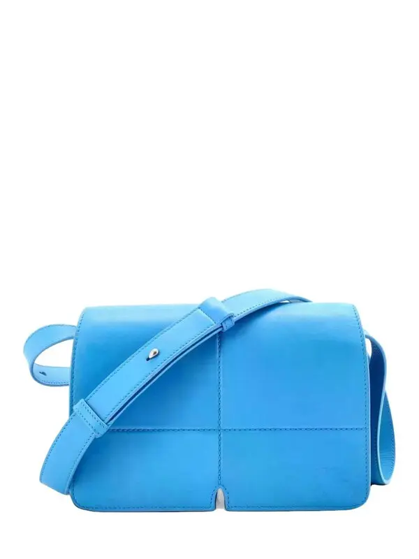 Burberry Leather Shoulder Bag - Blue