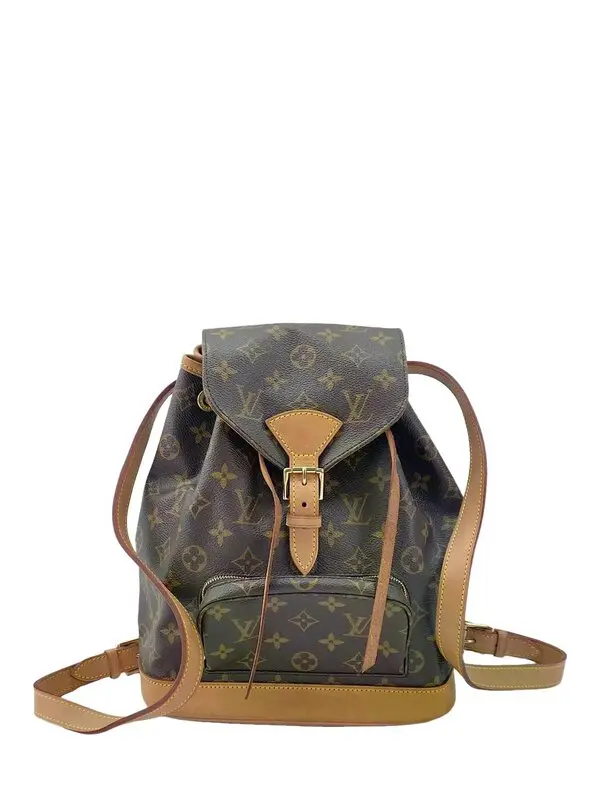 LOUIS VUITTON Montsouris Monogram Backpack - Brown