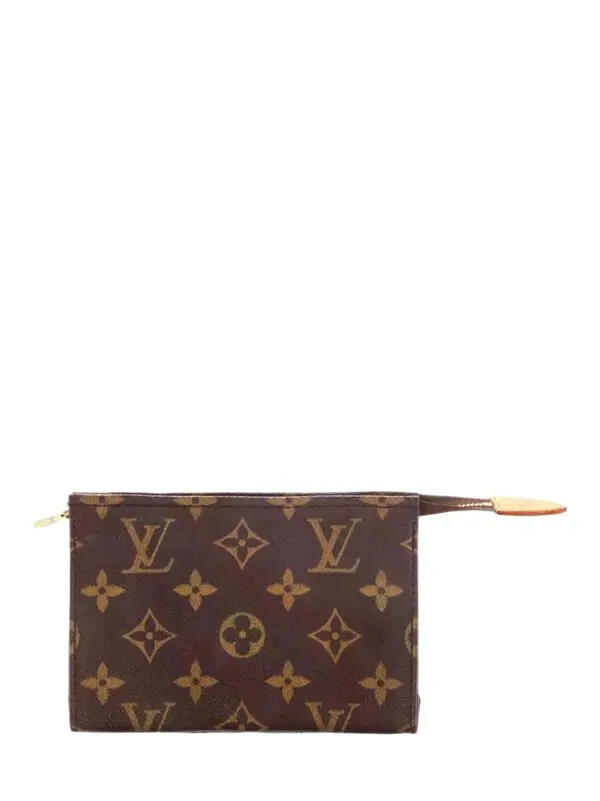 LOUIS VUITTON Toiletry Monogram Canvas Pouch - Brown