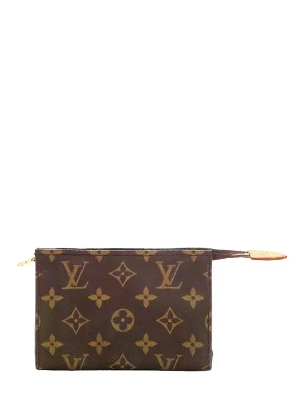 LOUIS VUITTON Toiletry Monogram Canvas Pouch - Brown