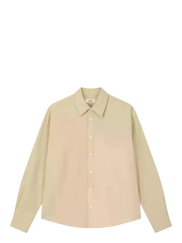 STUDIO TOMBOY Embroidered Long-sleeve Shirt - Neutrals