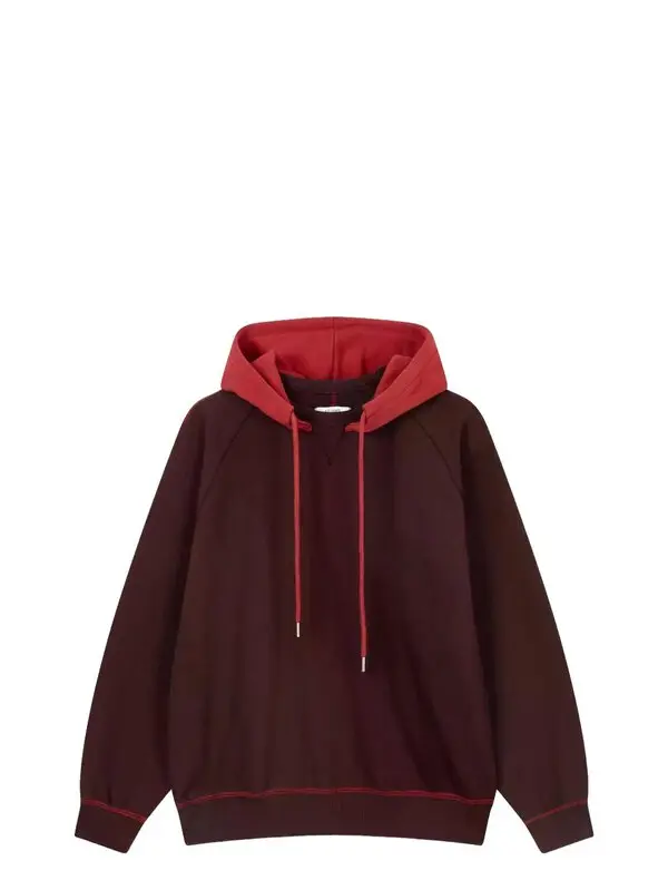 STUDIO TOMBOY Hooded Raglan Sleeve Hoodie - Brown