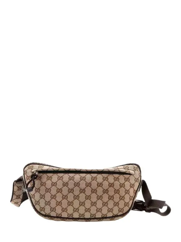 Gucci Gg Canvas Large Belt Bag - Brown