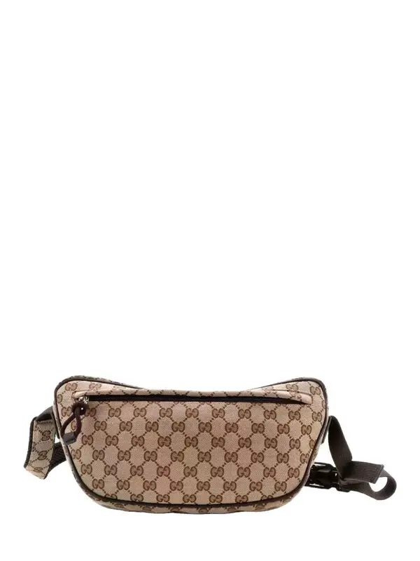 Gucci Gg Canvas Large Belt Bag - Brown