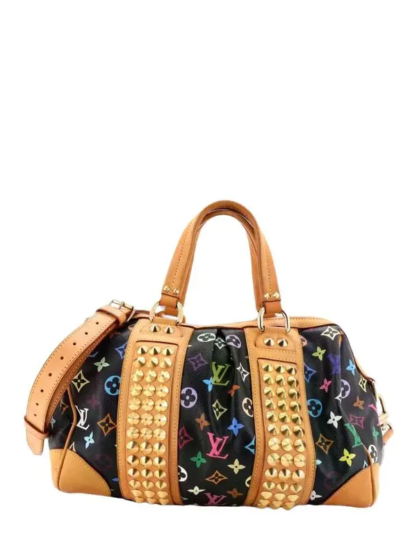 LOUIS VUITTON Monogram Multicolor Courtney Satchel Mm - Black