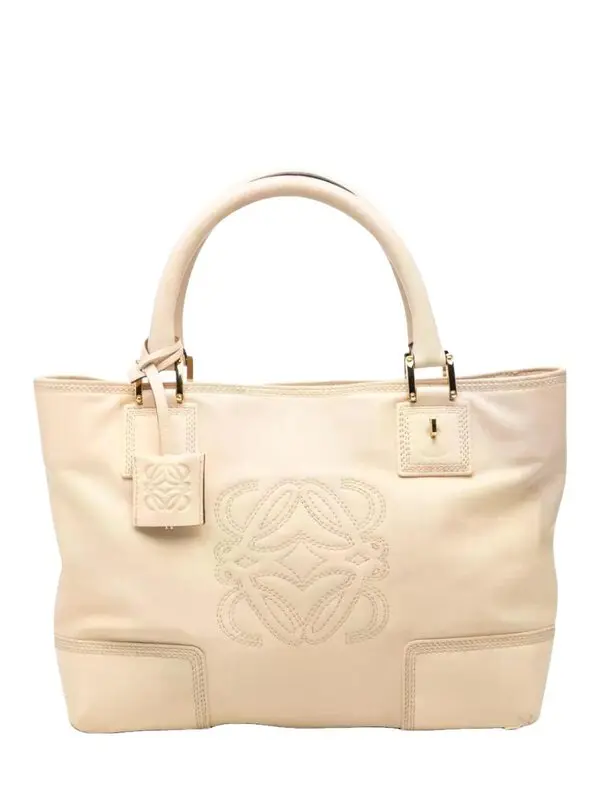 Loewe 2006 Leather Tote Bag - Brown