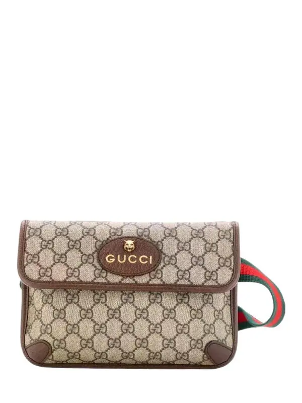 Gucci Neo Vintage Gg Coated Canvas Belt Bag - Brown