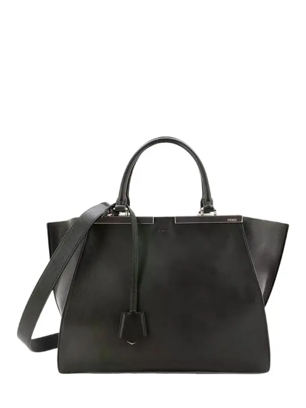 Fendi 3 Jours Leather Satchel - Green