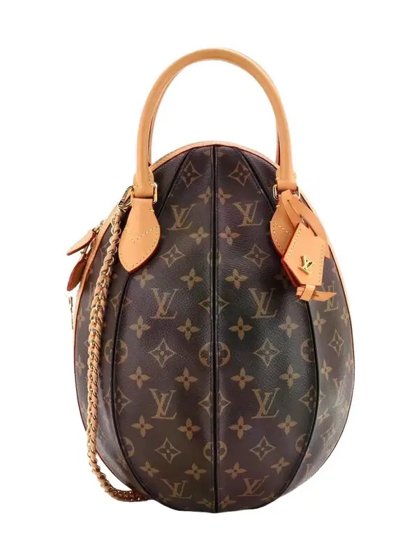 LOUIS VUITTON Monogram Canvas And Leather Satchel - Black