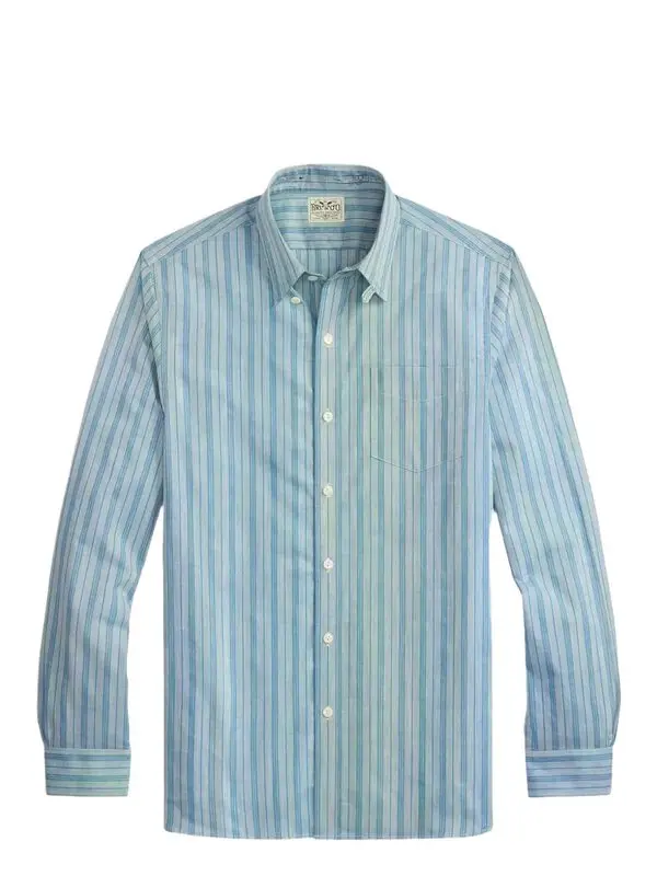 Ralph Lauren Striped Long-sleeved Shirt - Blue