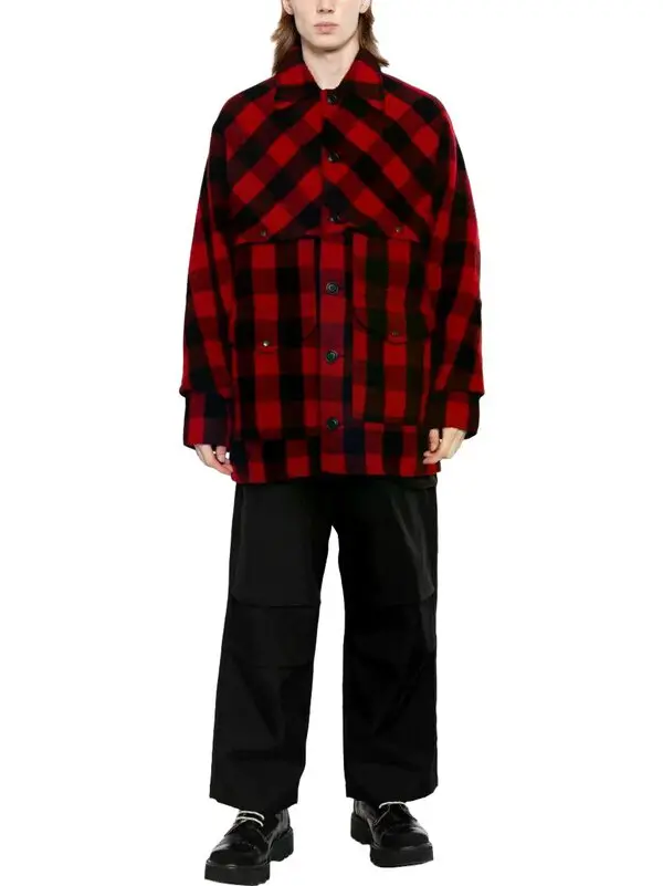 Junya Watanabe X Filson Checked Wool Jacket - Red