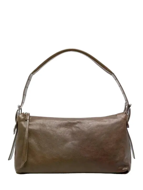 LEMAIRE Leather Shoulder Bag - Green