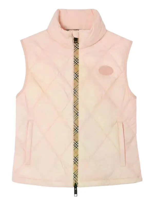 Burberry Packable Quilted Nylon Gilet - Pink
