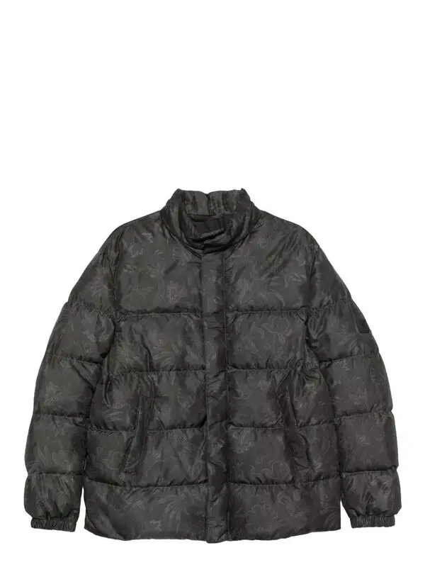 Etro Paisley Print Puffer Jacket - Black