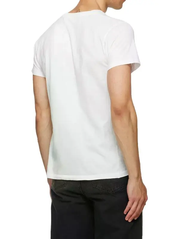 SECOND / LAYER Crew-neck T-shirt - White