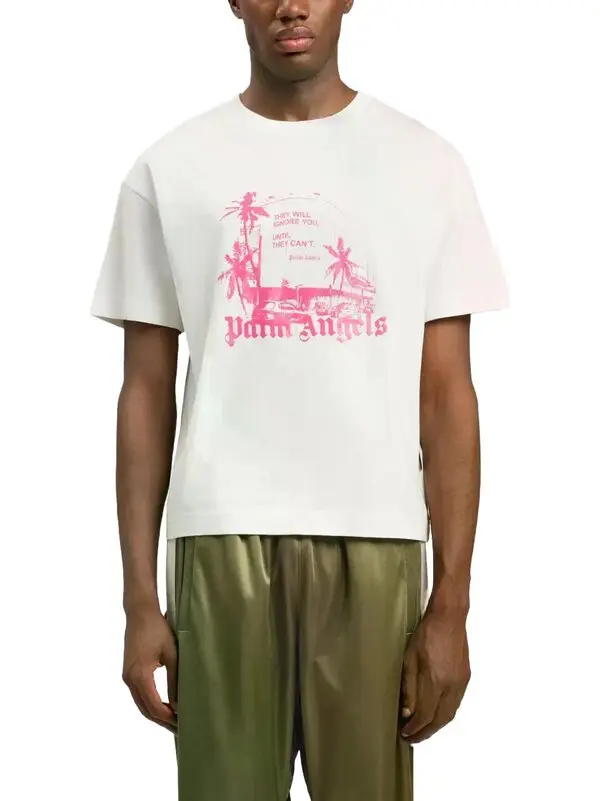 Palm Angels Palm Statement T-shirt - White
