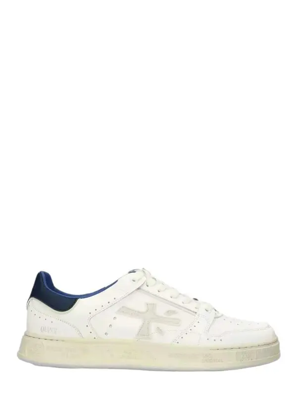 Premiata Quinn 8210 Perforated Lace-up Sneakers - White