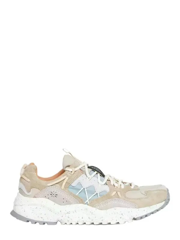FLOWER MOUNTAIN Yamabushi Lace-up Sneakers - Neutrals