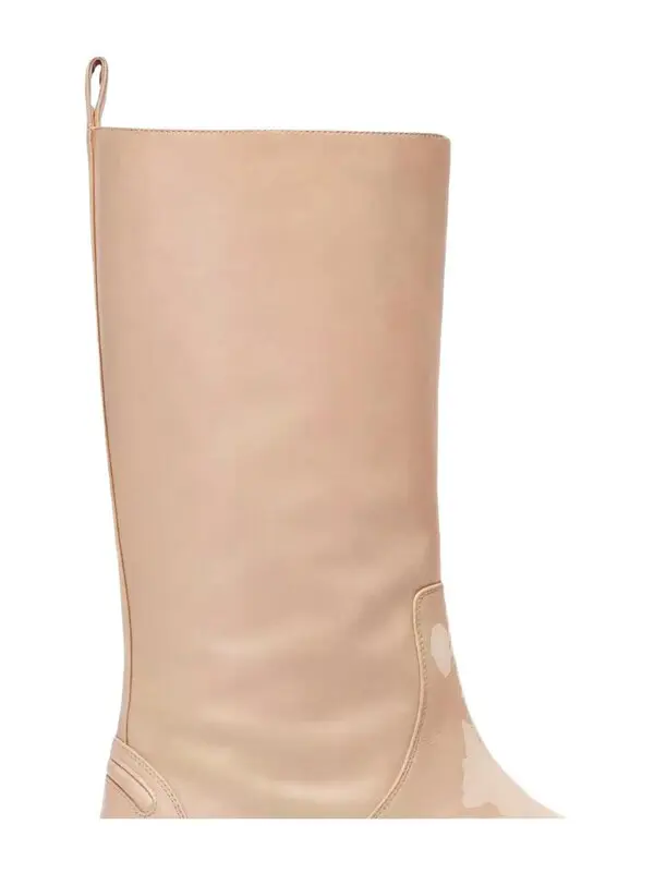 BETTINA VERMILLON Marie Lug-sole Boots - Neutrals