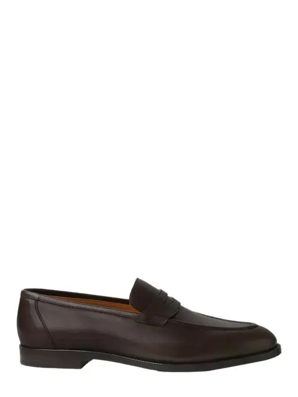 Loro Piana Sergio Walk Leather Loafers - Brown