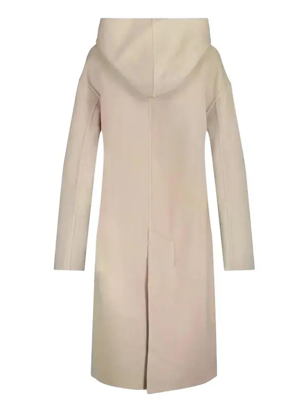 CHAMOIS FOU Cortina Hooded Coat - Neutrals