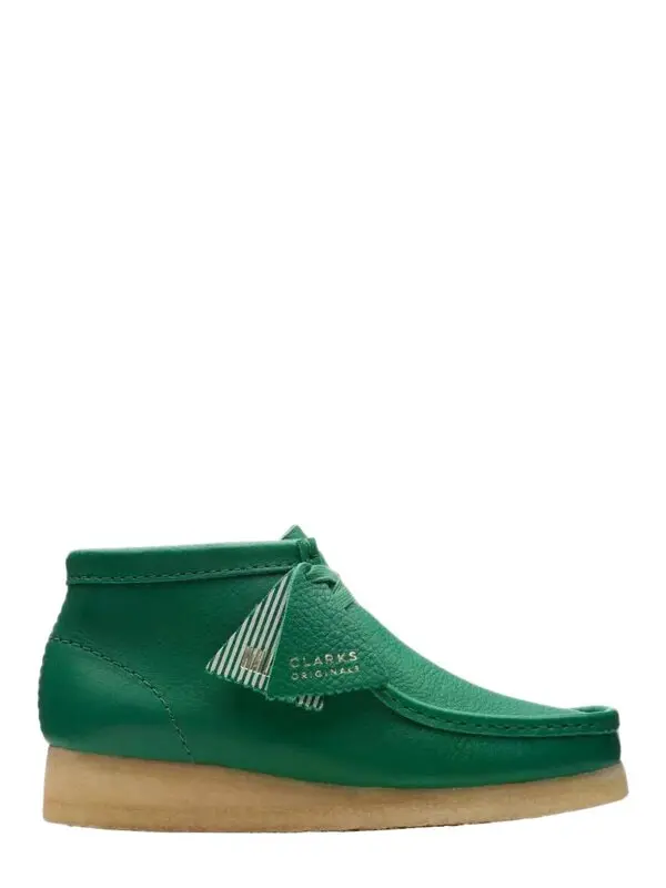 Clarks Wallabee Leather Boots - Green