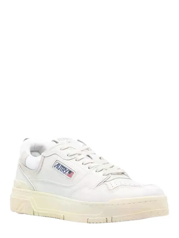 AUTRY Clc Panelled Leather Sneakers - Neutrals