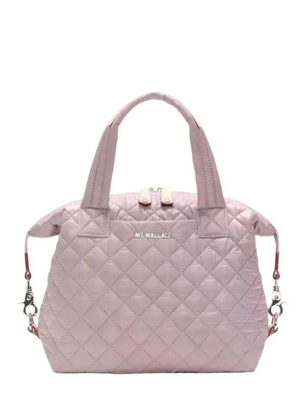 Mz Wallace Small Sutton Deluxe Quilted Tote Bag - Pink