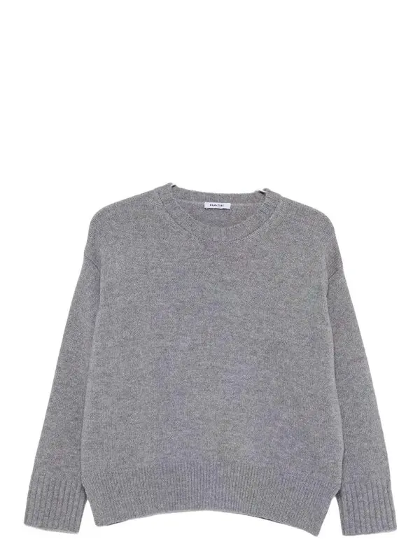 BASE Round Neck Sweater - Grey
