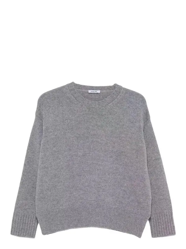 BASE Round Neck Sweater - Grey