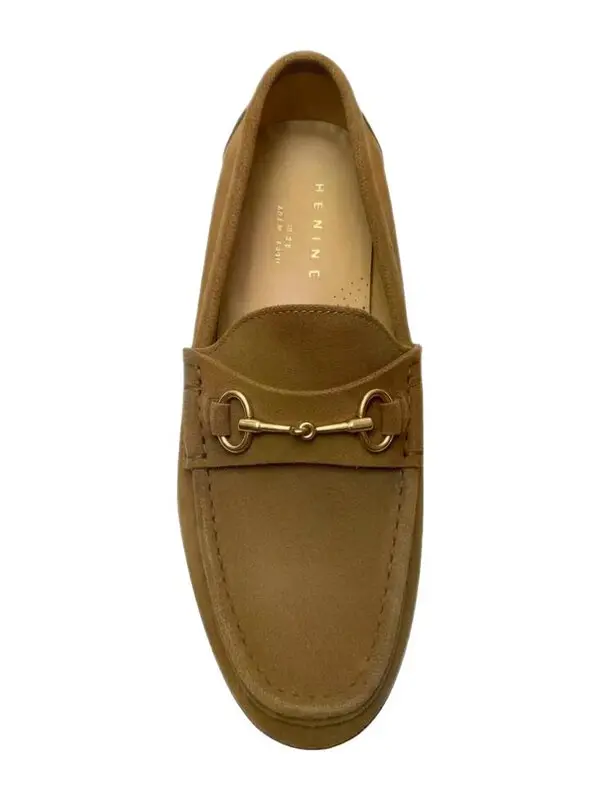 HENDERSON BARACCO Horsebit Detail Loafers - Brown