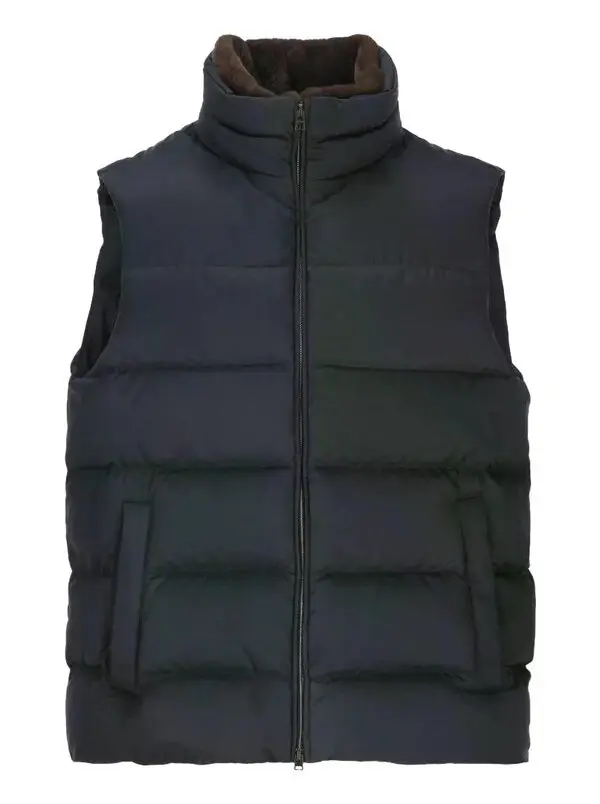 Herno Padded Gilet - Blue