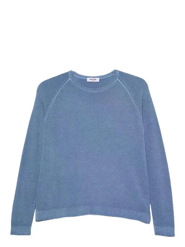 BASE Round Neck Sweater - Blue