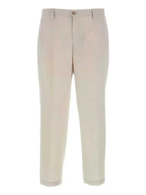 BRIGLIA 1949 Portofinos Elasticated-waistband Trousers - Neutrals