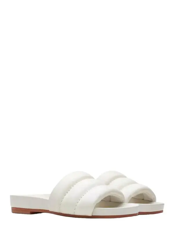 Clarks Pure Soft Padded Sandals - Neutrals