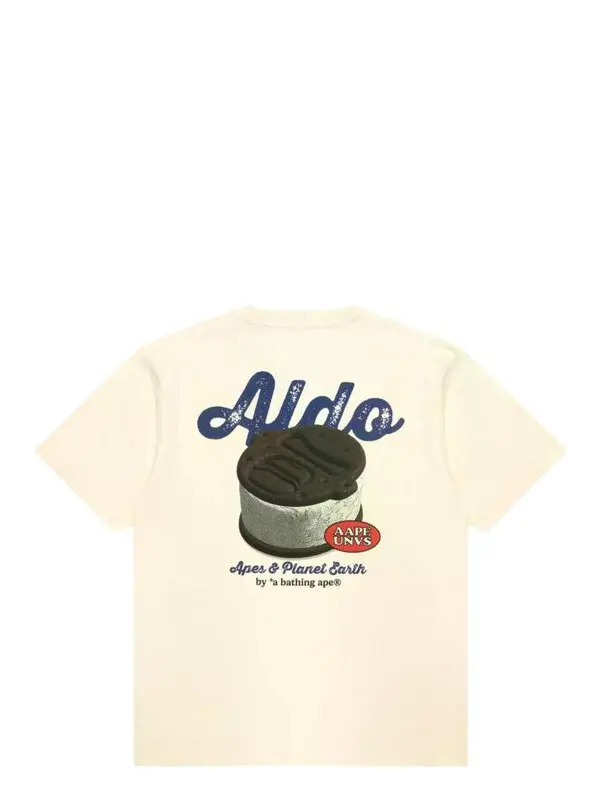 AAPE BY *A BATHING APE Aaper Graphic-print T-shirt - White