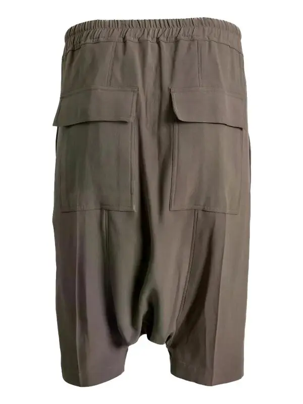 Rick Owens Drop-crotch Drawstring Shorts - Grey