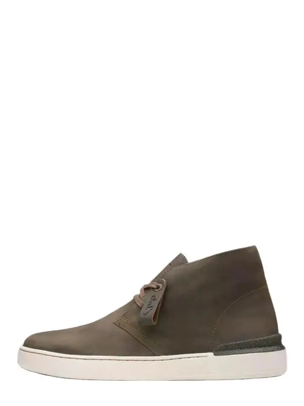 Clarks Courtlite Dbt Leather Sneakers - Green