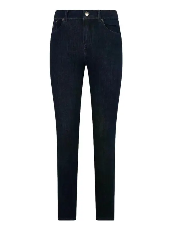 MOORER Five-pocket Slim Fit Jeans - Blue