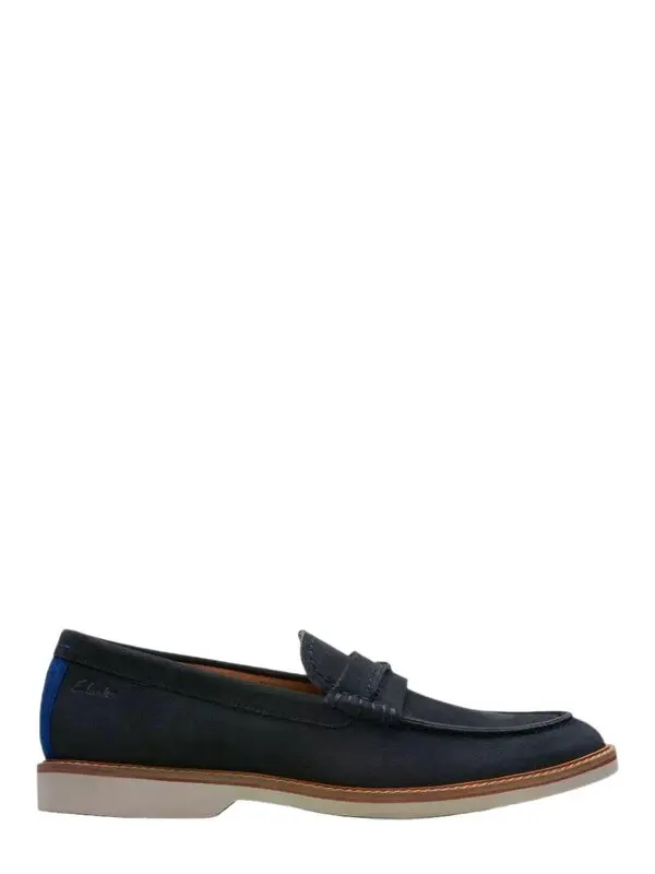 Clarks Atticus Lt Suede Loafers - Blue