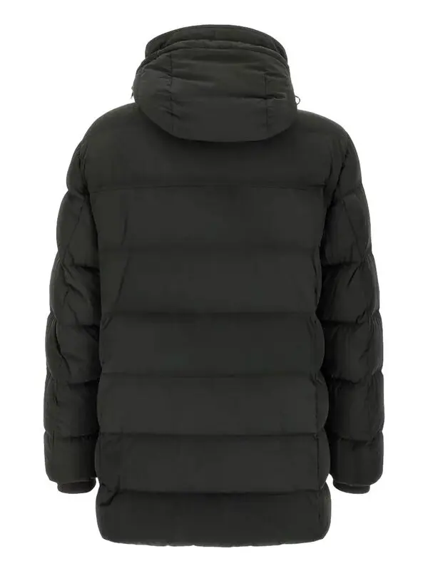 MOORER Quilted Down Coat - Green