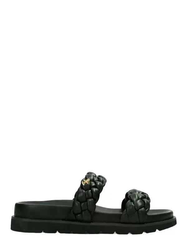 MEXX Braided Strap Platform Sandals - Green