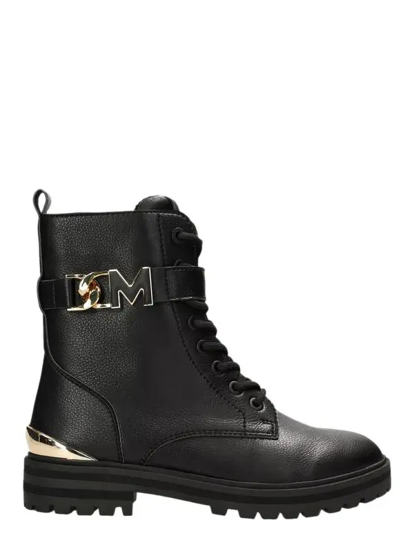 MEXX Prizzy Logo-plaque Lace-up Boots - Black