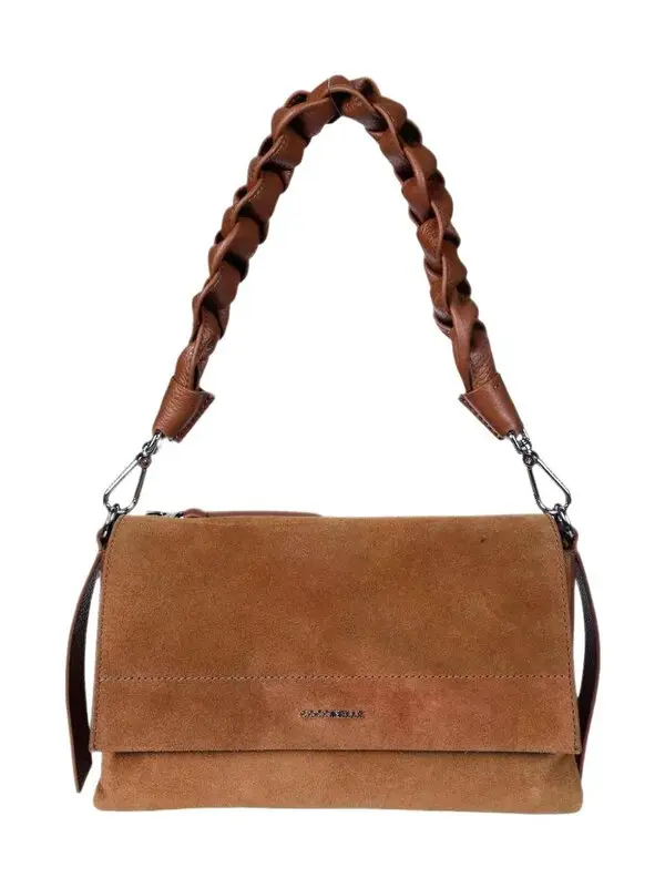 COCCINELLE Boheme Suede Shoulder Bag - Brown