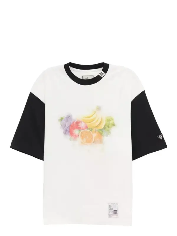Mihara Yasuhiro Fruit-print T-shirt - White