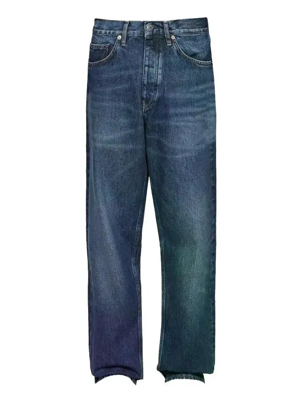 SUNFLOWER Faded Effect Loose-fit Jeans - Blue