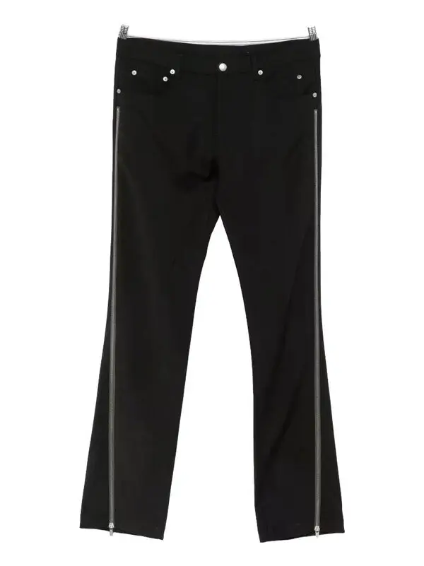 Rick Owens Vega Side-zip Trousers - Black